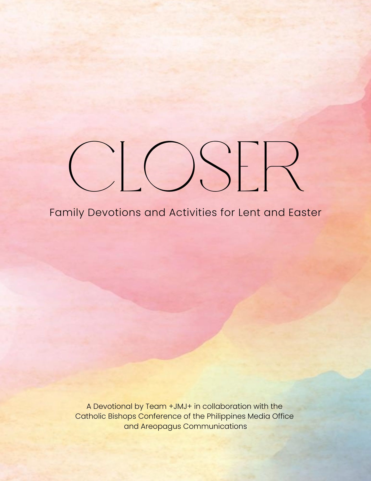 CLOSER – Family Devotions and Activities for Lent and Easter | CBCP ...